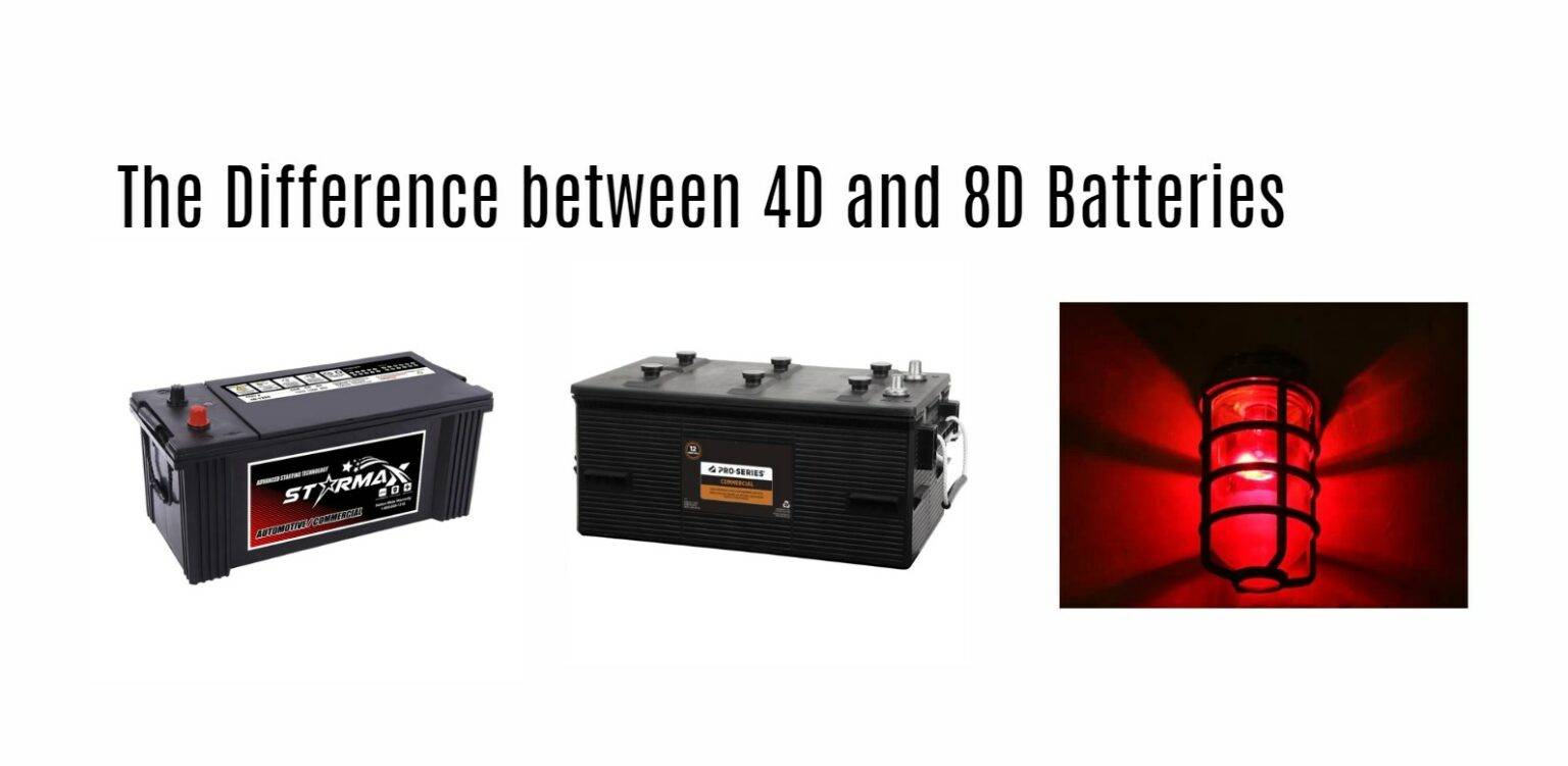 4D vs 8D Batteries: Understanding the Differences