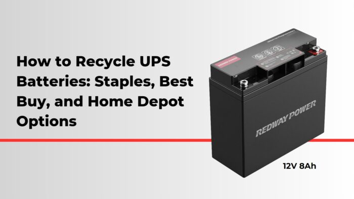 How to Recycle UPS Batteries: Staples, Best Buy, Home Depot