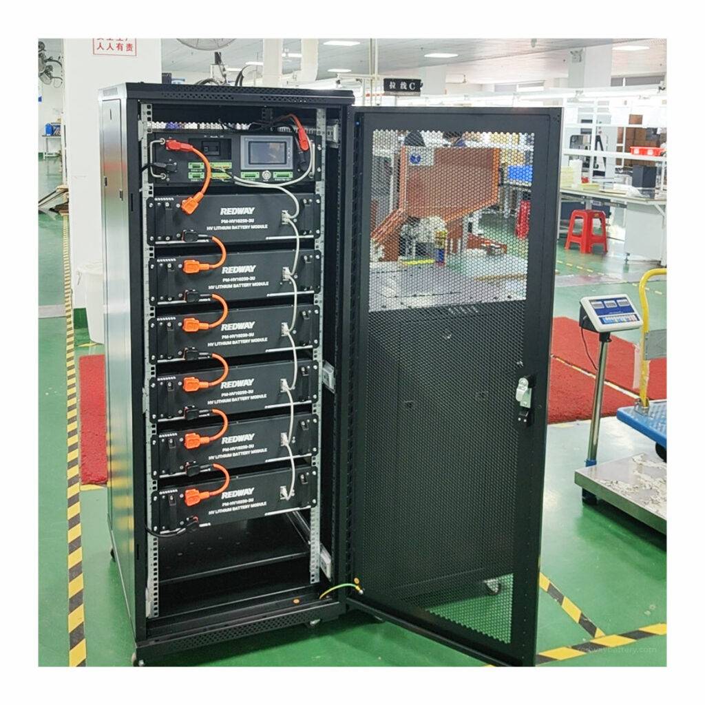 High Voltage Server Rack System 100V 50Ah LiFePO4 Battery (with BCU/MCU ...